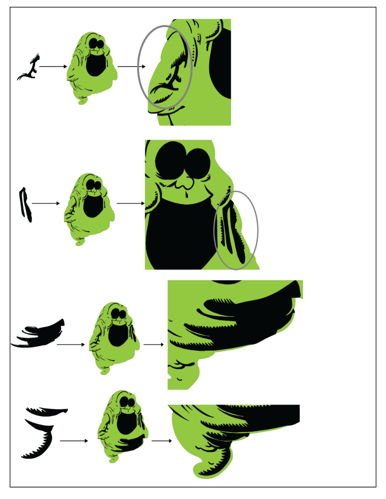 Slimer-How to craft instructions - ADHD Sketcher